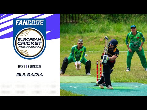 🔴 FanCode ECI Bulgaria, 2023 | Day 1 | T10 Live International Cricket | European Cricket