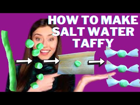 How To Make Salt Water Taffy - Homemade Taffy Candy Recipe |DIY Food For Guest: Salt Water Taffy