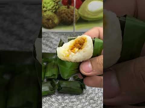 Lemper isi ayam suir