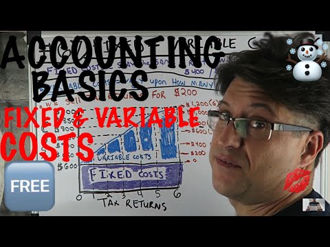 Accounting for Beginners #67 / Fixed Costs / Variable Costs / Managerial Accounting Tutorial 101