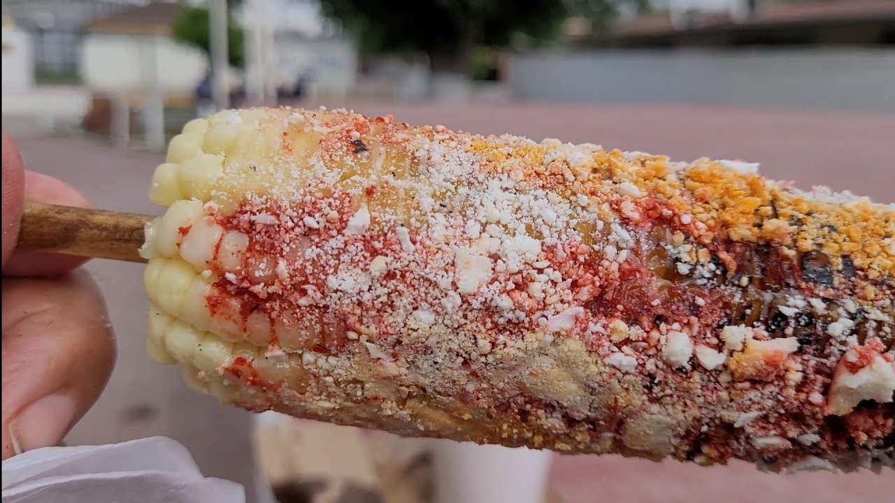 delicious corn on the cob. fully loaded.