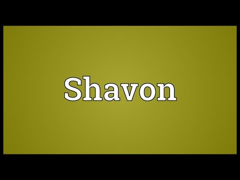 Shavon Meaning