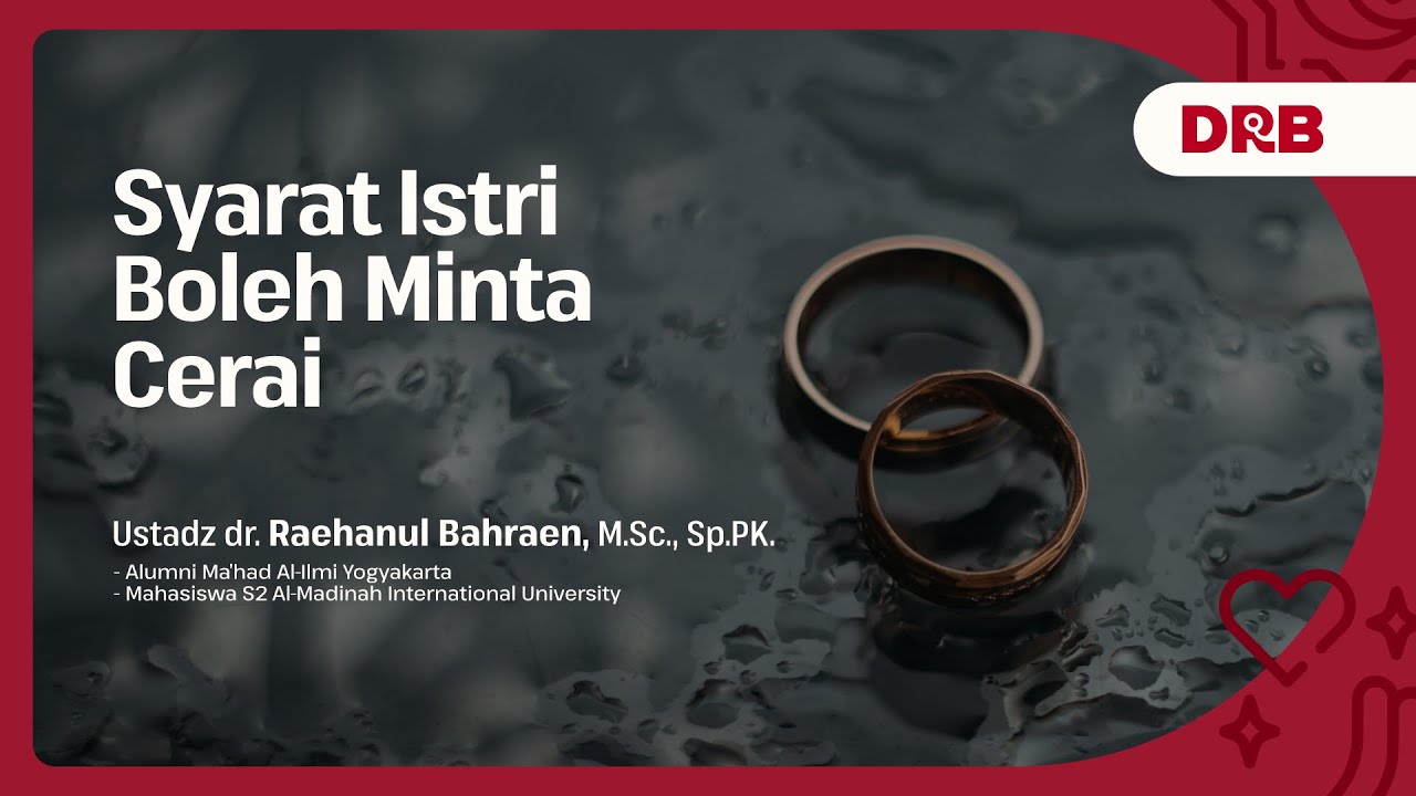 SYARAT ISTRI BOLEH MINTA CERAI