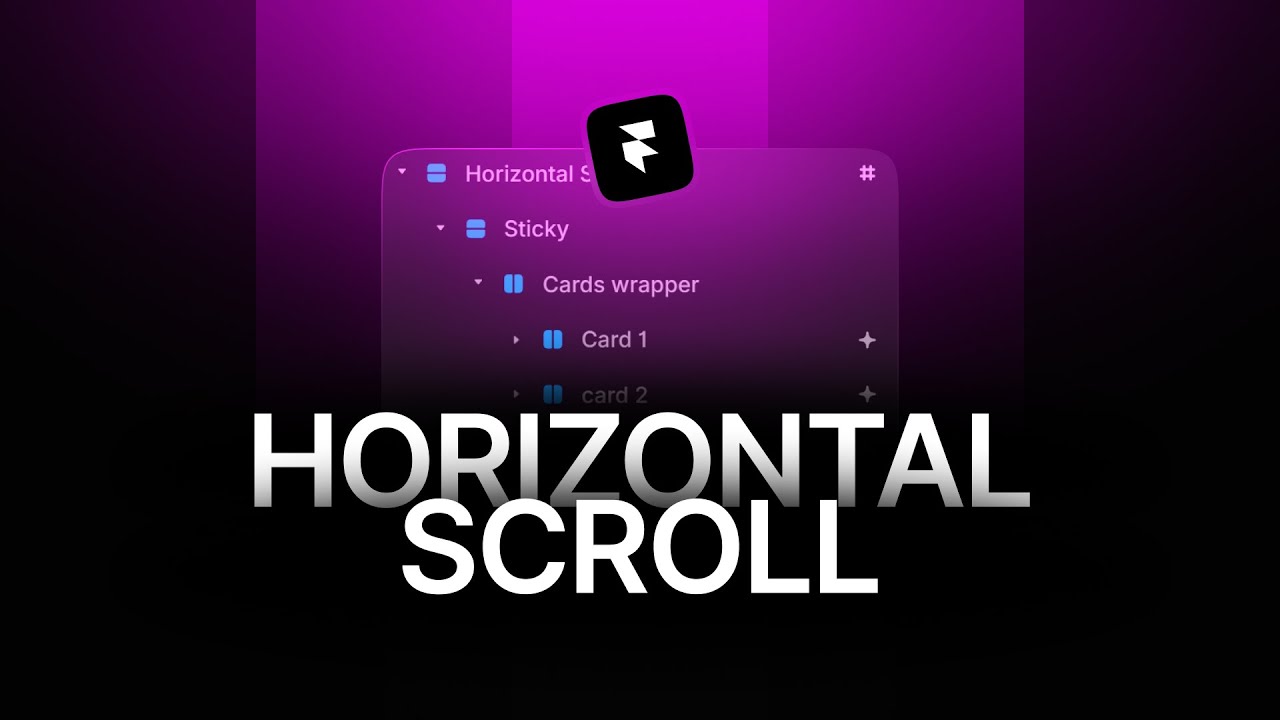 Framer Horizontal Scroll tutorial