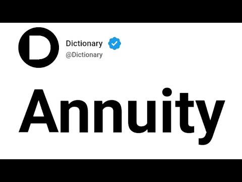 Annuity Meaning In English
