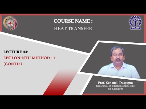 Epsilon-NTU Method - 1 (Continued) Video Lecture - Crash Course for ...