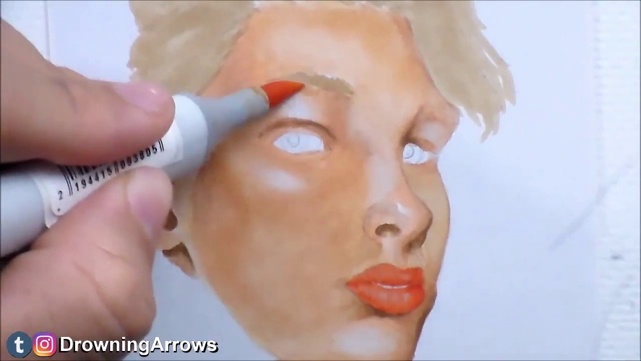 REALISTIC DRAWING WITH COPIC MARKERS STRAIGHT FROM JAPAN!
