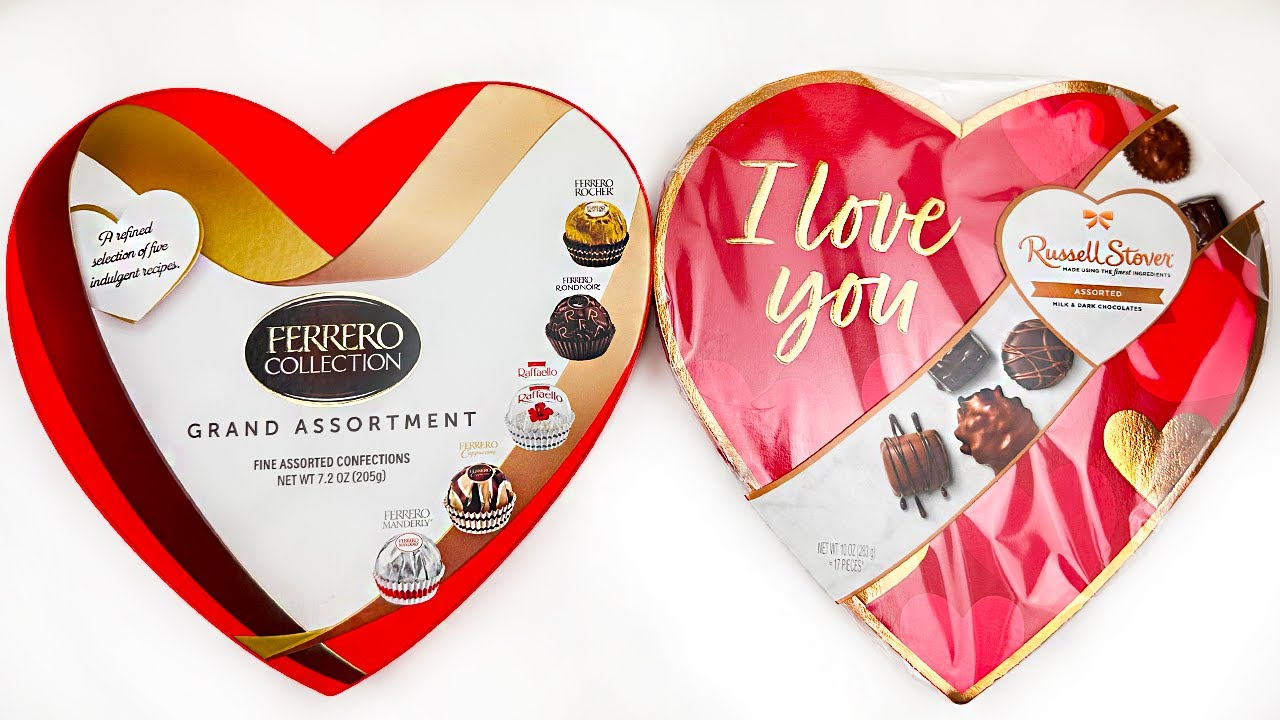 CHOCOLATE Ferrero Collection Grand Assortment Heart Box, Russell Stover 