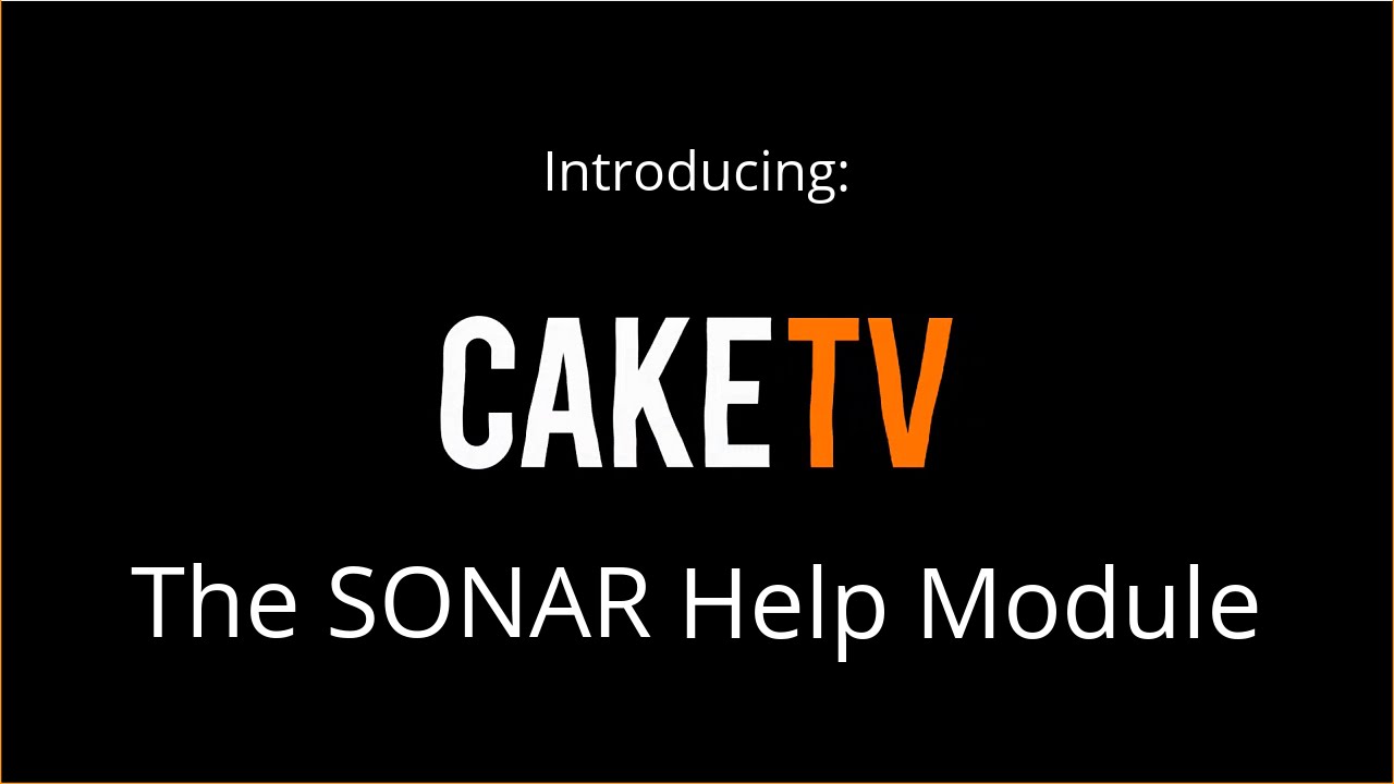 Introducing the SONAR Help Module