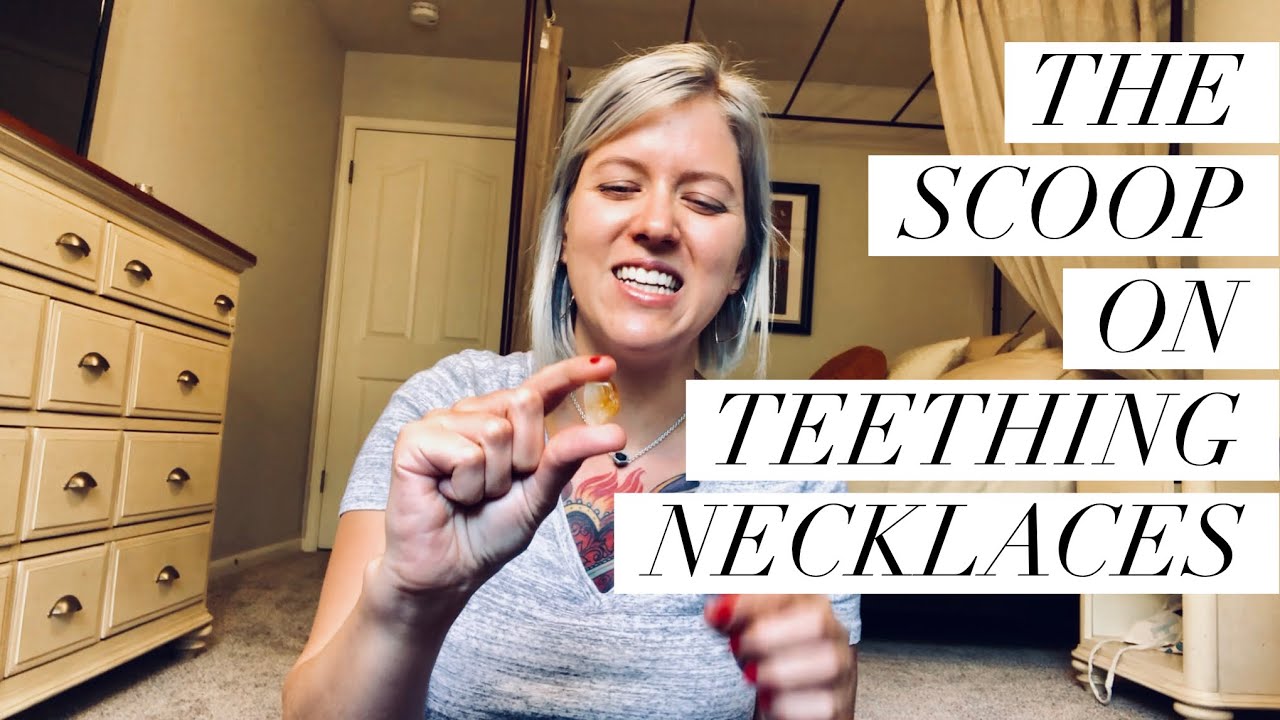 Amber Stone Necklaces for Teething Baby | Does It Work? (ASMR talking at normal volume)