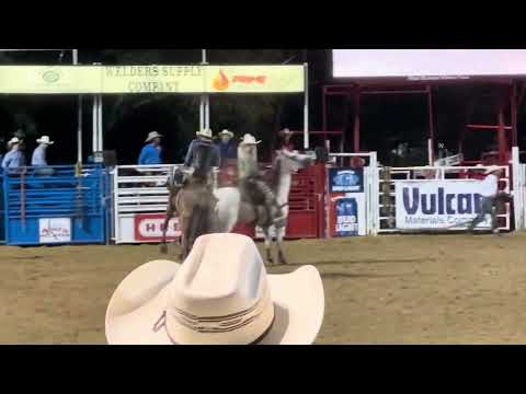 Bronco rider at Cornyval. May 4, 2024