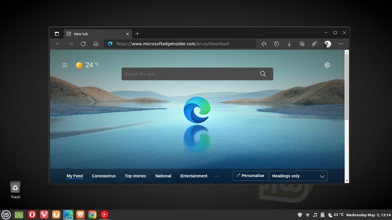 Microsoft Edge Beta is now available for Linux