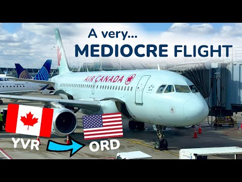 Is This REALLY Canada’s BEST Airline? Vancouver to Chicago | Air Canada | Airbus A319