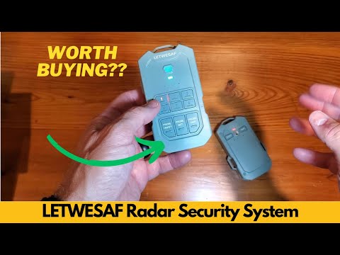LETWESAF Radar Security System for Camping RV Home Perimeter, Wireless Motion Sensor - Worth It?