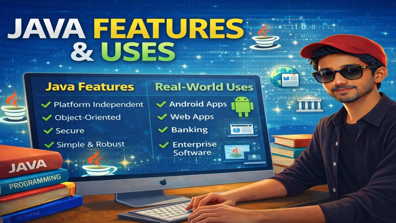 🚀 Java programming language Features Explained + Where Java is Used (2026 Guide)