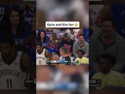 Kyrie had some words for this fan π