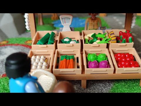 Playmobil Farmer's Market Vegetable Stand Review - 6121