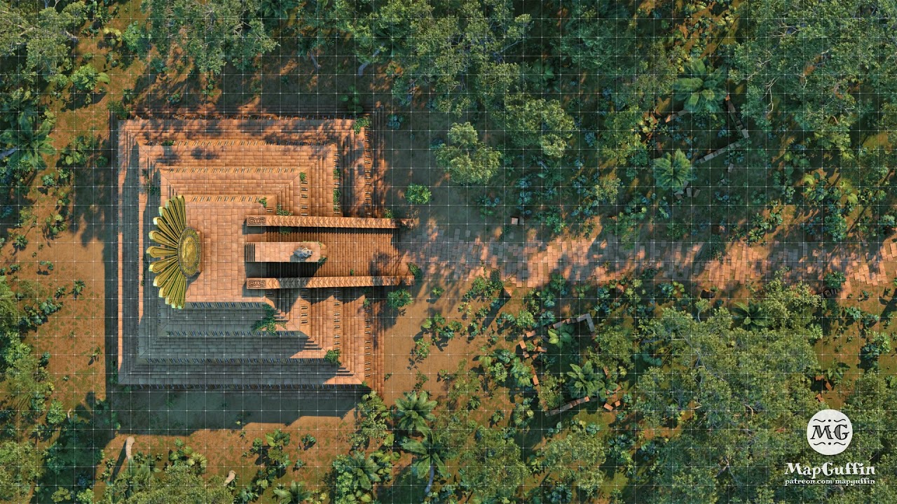 MapGuffin - Equatorial Edifice - Animated Battlemap
