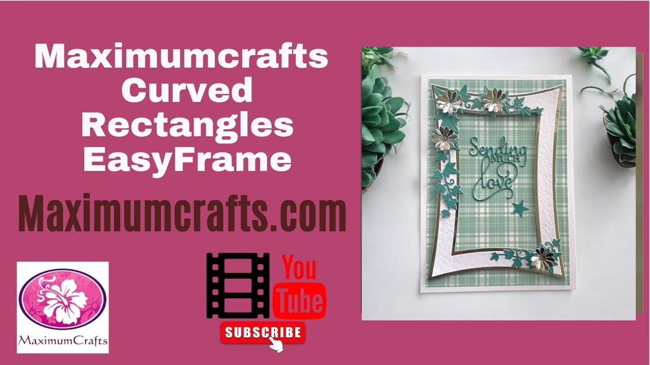 Maximumcrafts Curved Rectangles EasyFrames