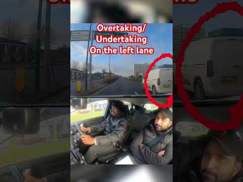 Overtaking/Undertaking on the left ? #drivinginstructor #cardriving #car #drivinglessons #driving