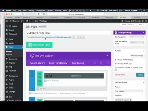 Divi Page Duplication-How to duplicate pages or posts in Divi Themes