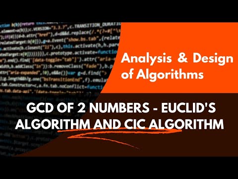 Euclid's Algorithm To Find GCD of 2 numbers