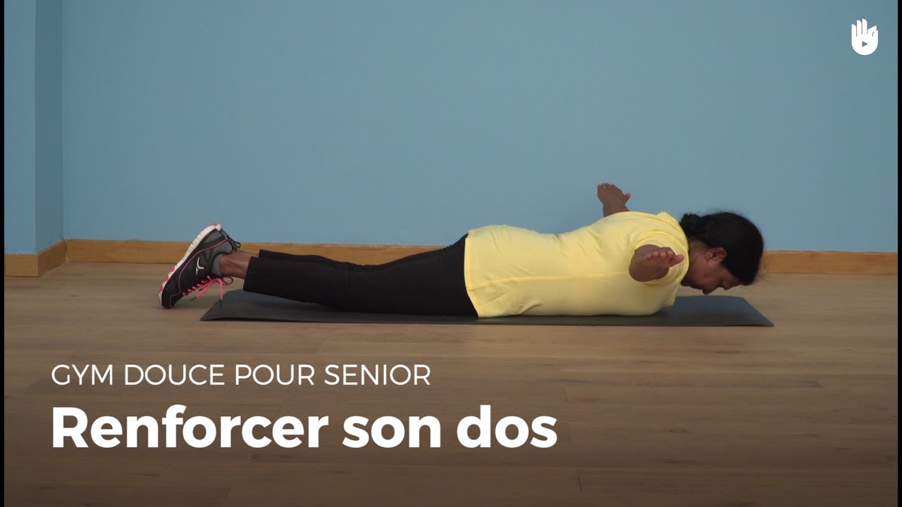 Exercie pour muscler son dos - Exercices de gym douce pour senior | Sikana