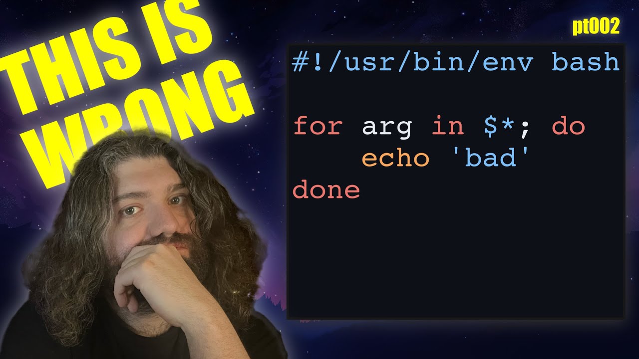 Parsing arguments in bash - You Suck at Programming #002