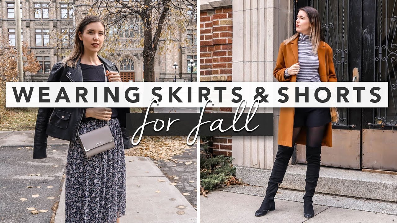 Style Guide: How to Wear Shorts and Skirts for Fall | by Erin Elizabeth