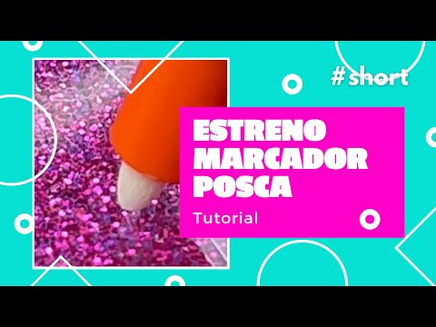 Estreno marcador posca , ASMR satisfactorio ig: crush4nails