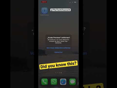 You can’t #delete this app on the #iphone 😳 |#xcode #thetechchannel #ttc | @TheTechChannel4
