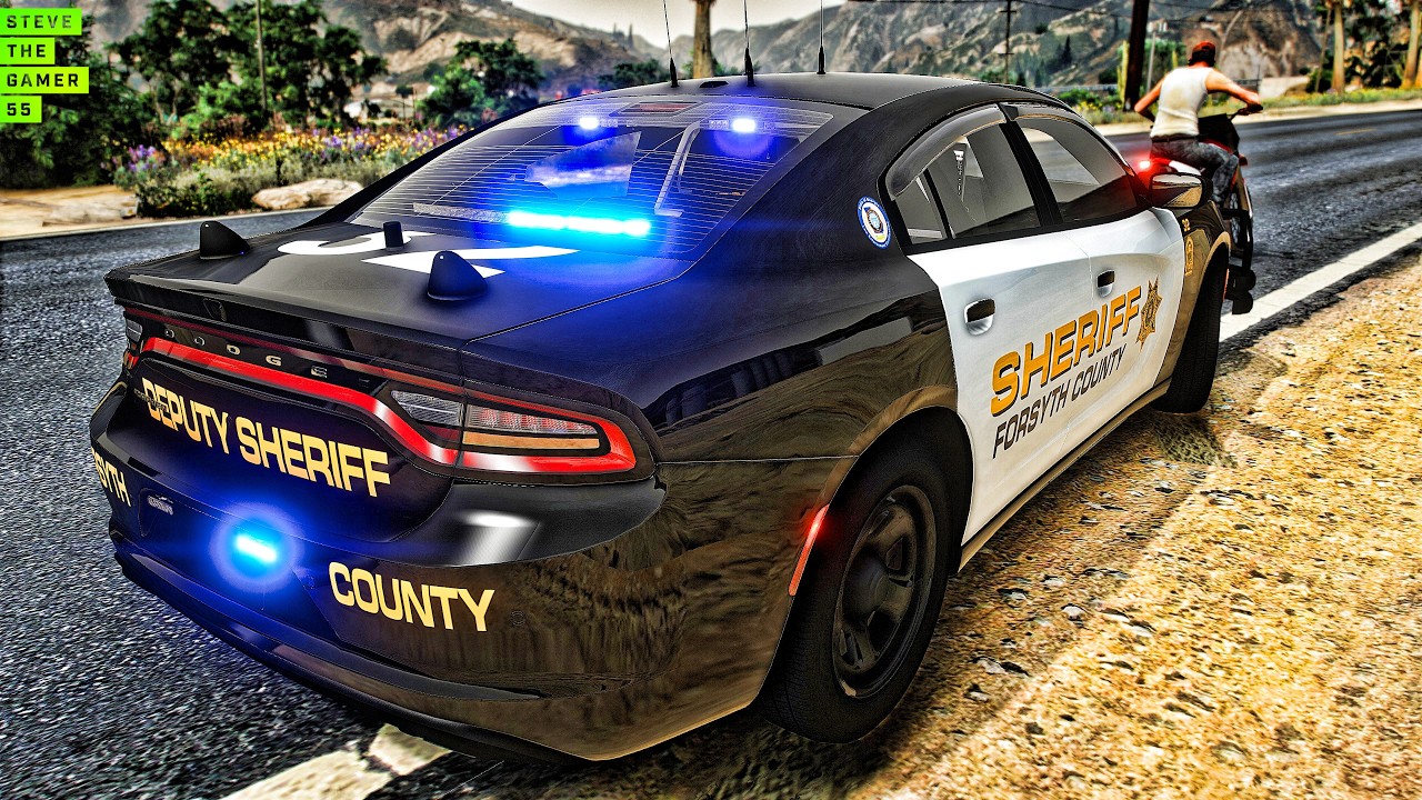Forsyth County Sheriff Monday! Slicktop Charger Patrol Goes CRAZY 🚨 | GTA 5 LSPDFR