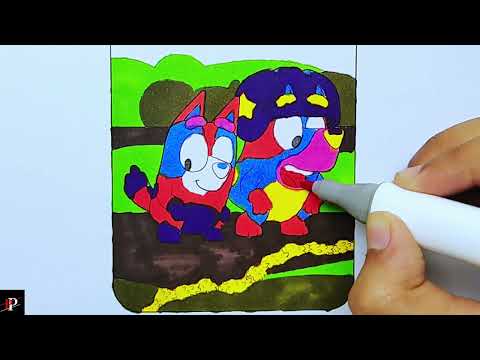 bluey | Let's color