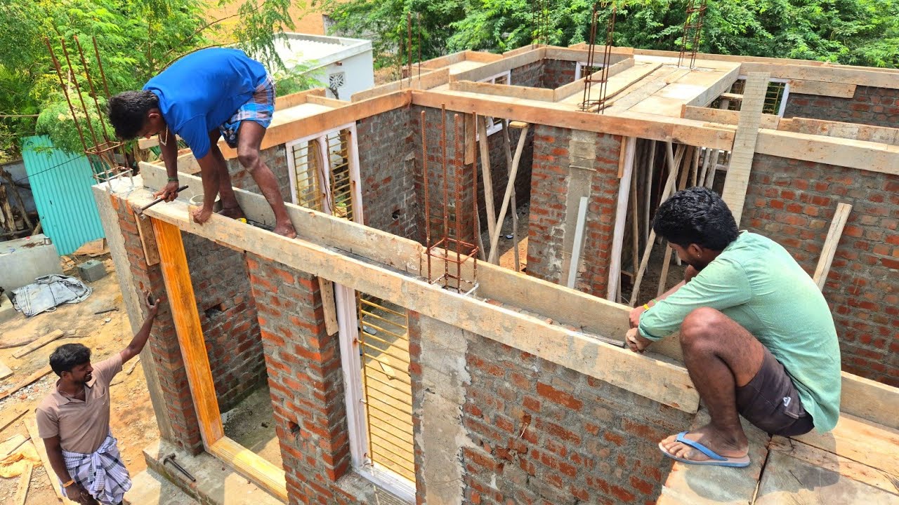 Lintel Formwork Techniques _Construction of Lintel Slab and Belt Centring Work Accurately