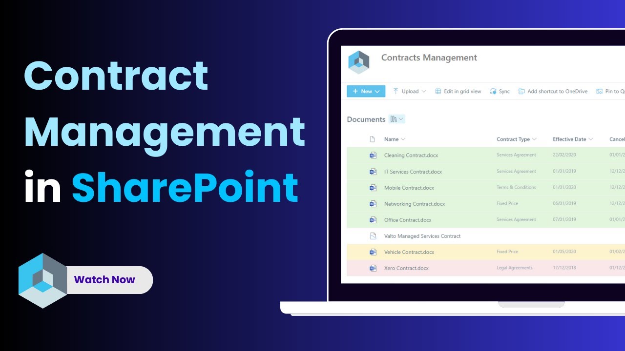 Transform Your Contracts Management with SharePoint!