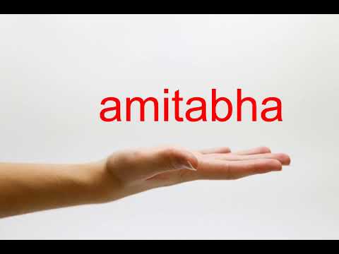 How to Pronounce amitabha - American English