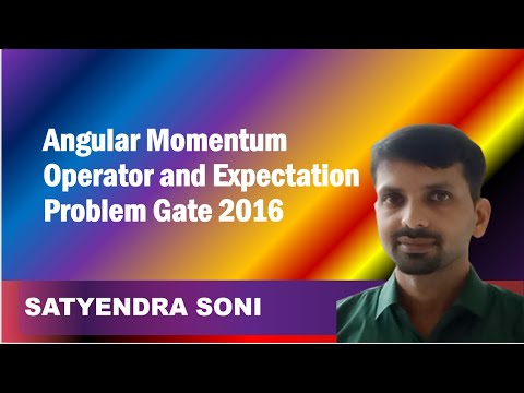 Angular Momentum Operator and Expectation Problem Gate 2016