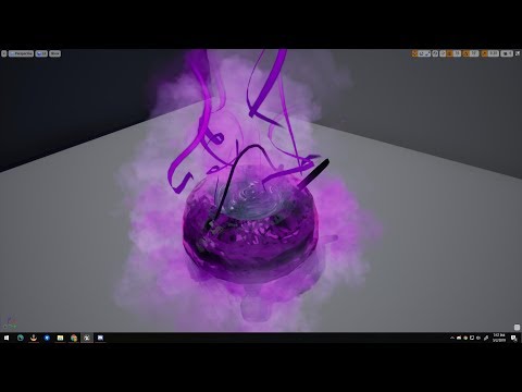 UE4 - Stylized Witch Cauldron - Real Time VFX