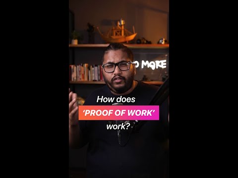How does ‘proof of work’ work? #crypto #blockchain #shorts
