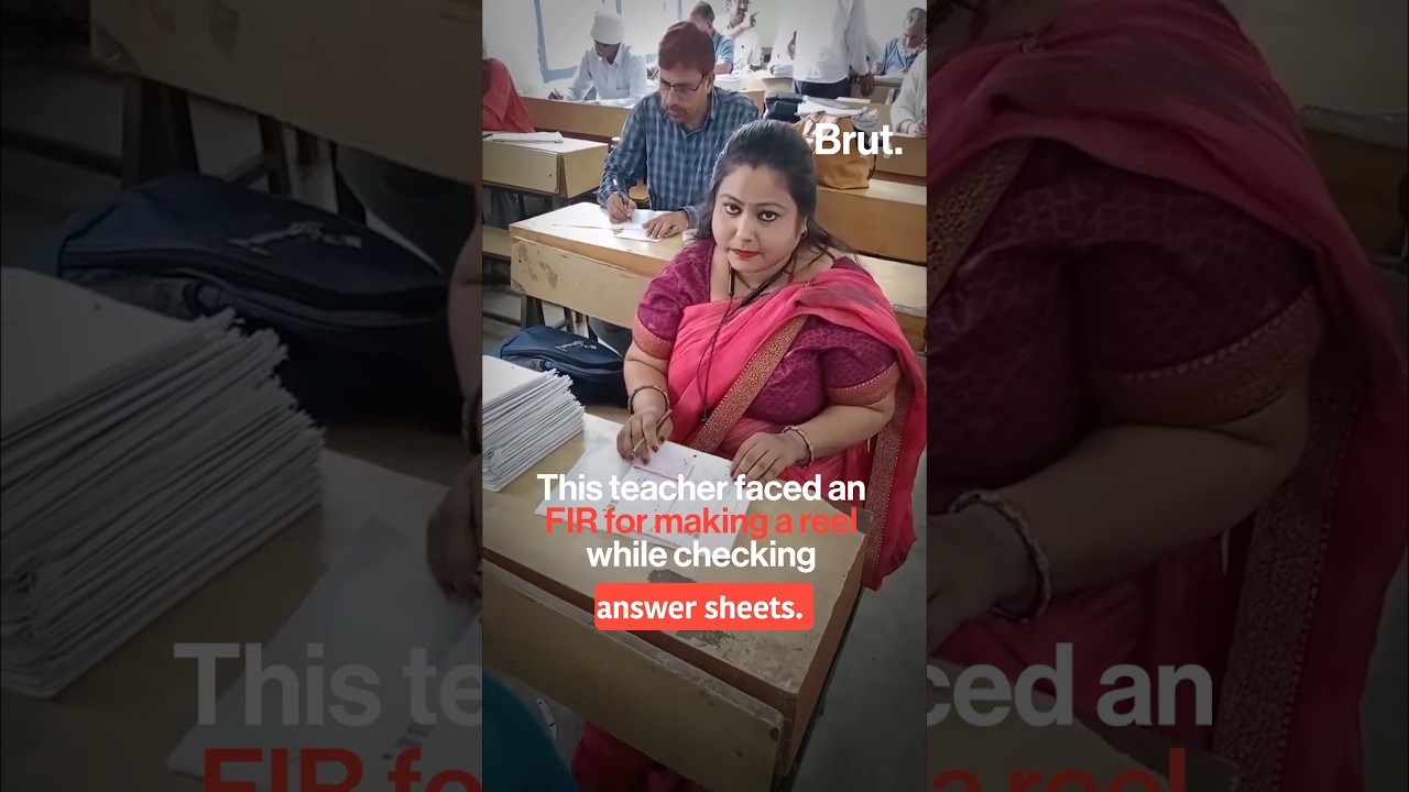 What happened after a Bihar teacher’s video checking answer sheets went viral?👀
