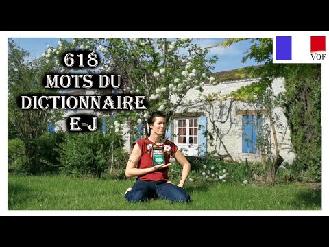 #38 Je lis 618 mots avec definitions du dictionnaire E-J !! (solo francés)