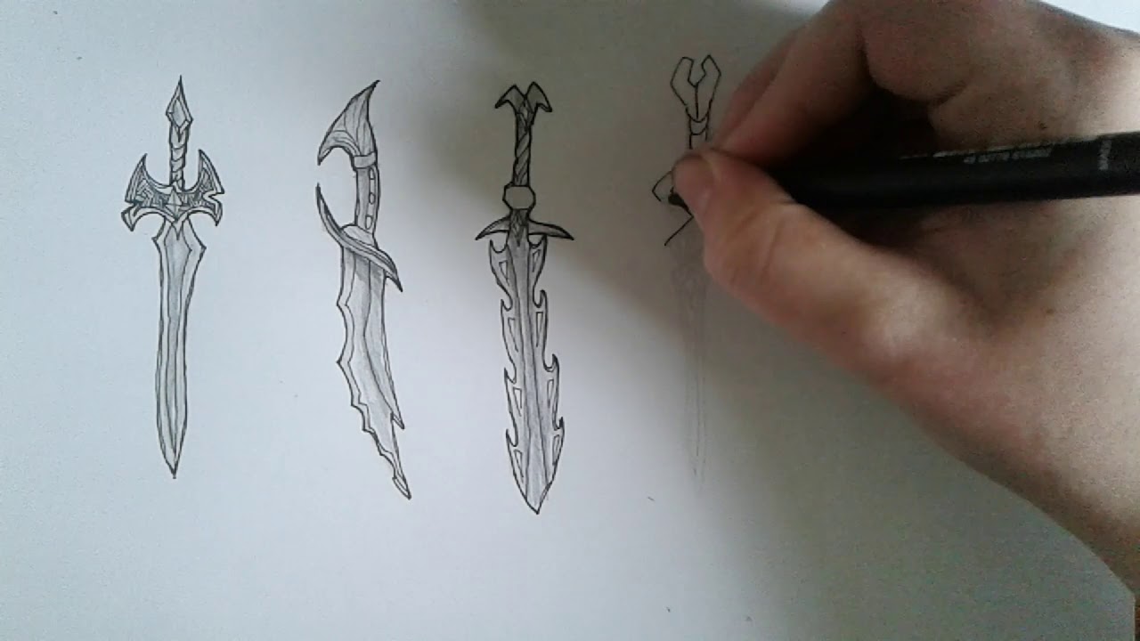 lets draw EPIC FANTASY WEAPONS #5