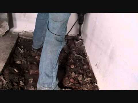 BASEMENT SUMP PUMP FRENCH DRAIN INSTALL