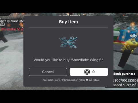 Sniping Snowflake Wings UGC LIMITED (FREE)
