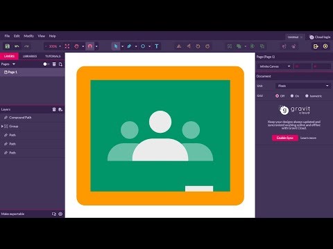 Learn to Draw Google Classroom Logo-Icon | Gravit Designer Tutorial