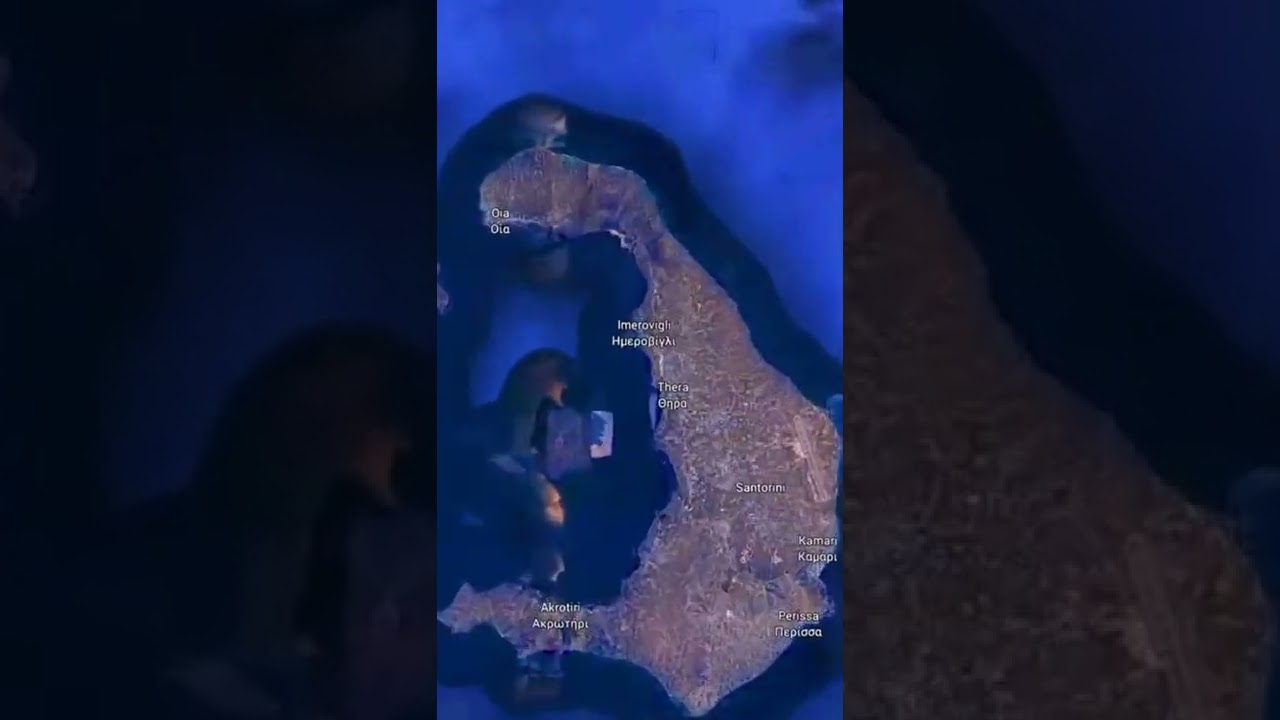 Santorini (8v8) on Google Earth