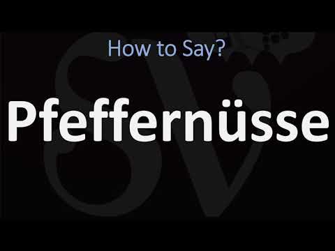 How to Pronounce Pfeffernüsse? (CORRECTLY) | German Spice Cookies Pronunciation