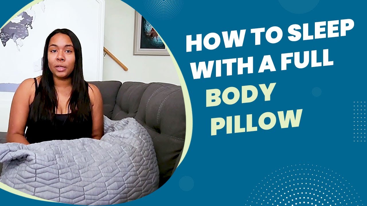 How to Sleep with a Full Body Pillow - So much Support! || sleepsia ||