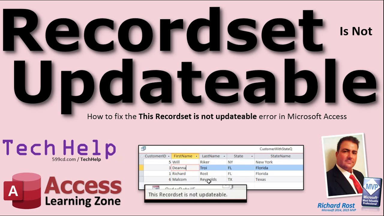 Why Does My Form or Query Say 