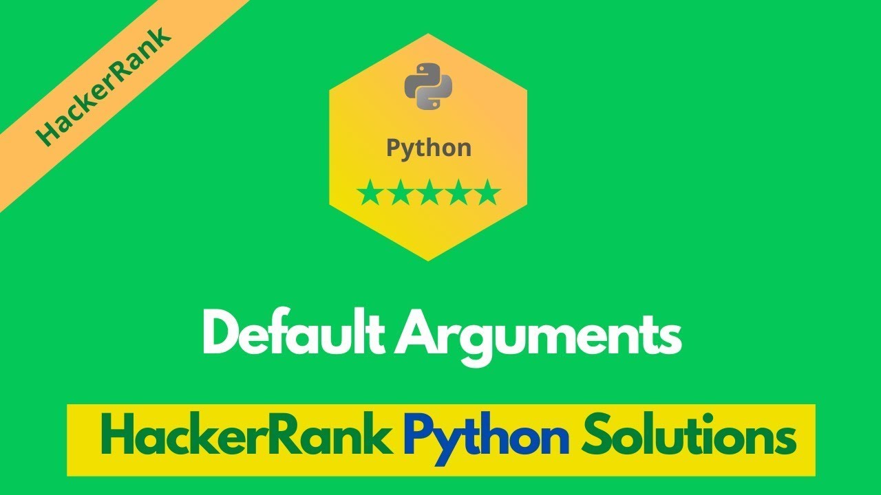 HackerRank Default Arguments problem solution in Python | Python solutions | Programmingoneonone